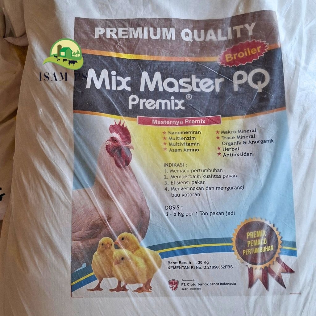 Jual MIX MASTER PQ BROILER - 1KG feed suolement untuk ayam pedaging ...