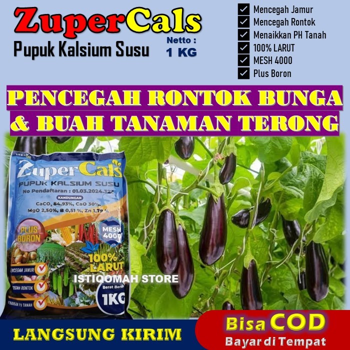 Jual ZUPERCALS 1 KG Pupuk Kalsium Susu Obat Pencegah Rontok Bunga dan ...