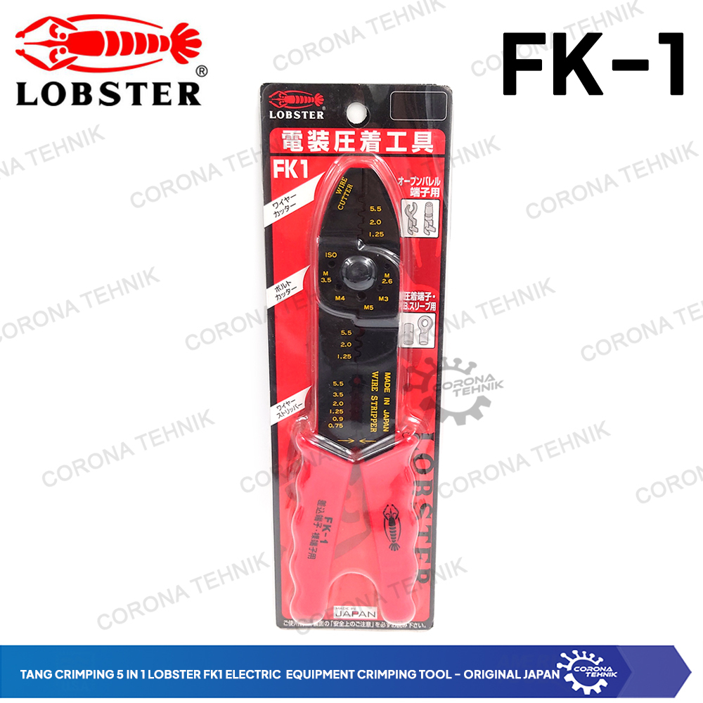 Jual Original Japan - LOBSTER FK1 Electric Equipment Crimping Tool ...