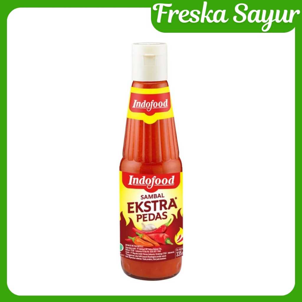 Jual Indofood Sambal Extra Pedas 335 ml I Level Dewa, Bikin Makanan ...