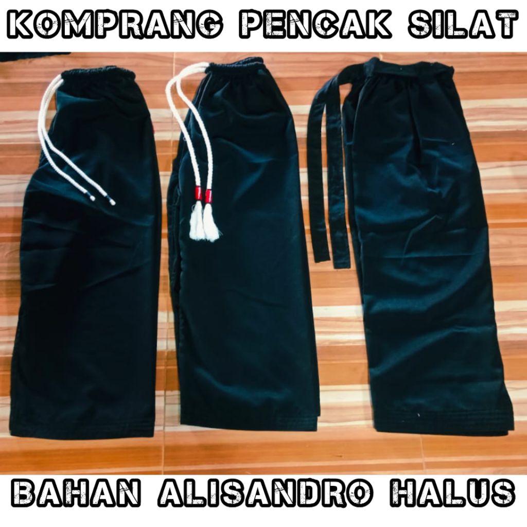 Jual komprang/celana Pencak Silat bahan alisandro halus | Shopee Indonesia