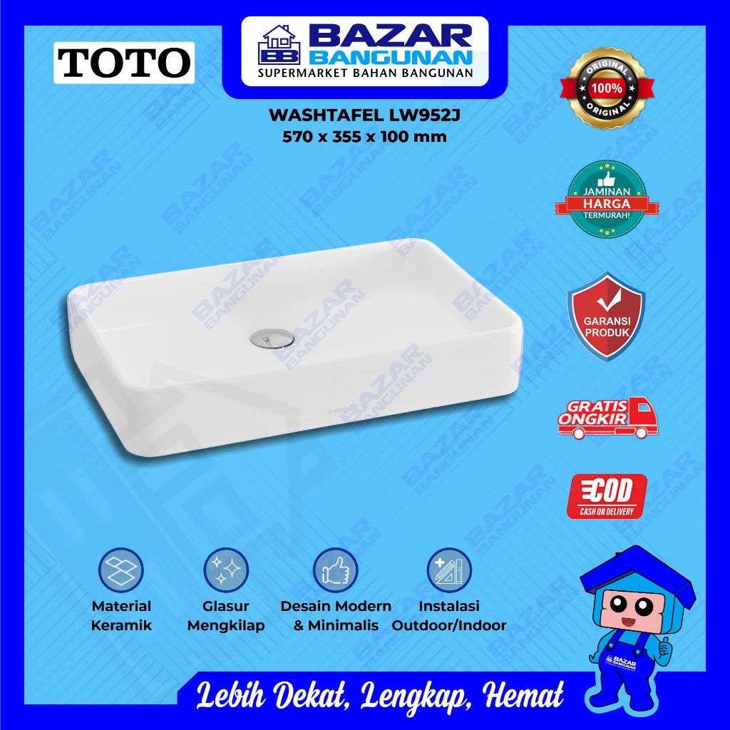 Jual Toto - Washtafel Wastafel Wash Basin Bak Cuci Tangan Kamar Mandi ...