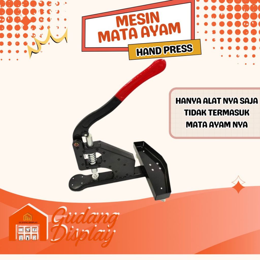 Jual Mesin Mata Ayam Manual / Hand Press / Eyelet / Alat Press Mata ...