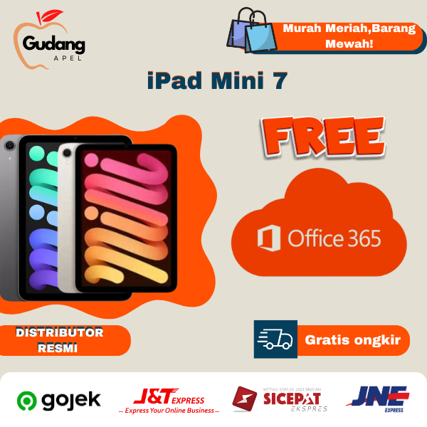 Jual Tablet Mini 7 / iPad Mini 7 128GB 256GB 512GB Garansi Resmi Internasional | Shopee Indonesia