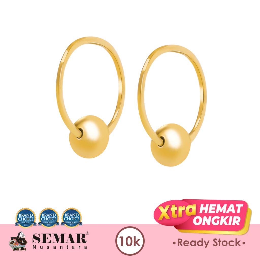 Jual Anting Emas Baby Mrican Gold 10K Semar Nusantara | Shopee Indonesia