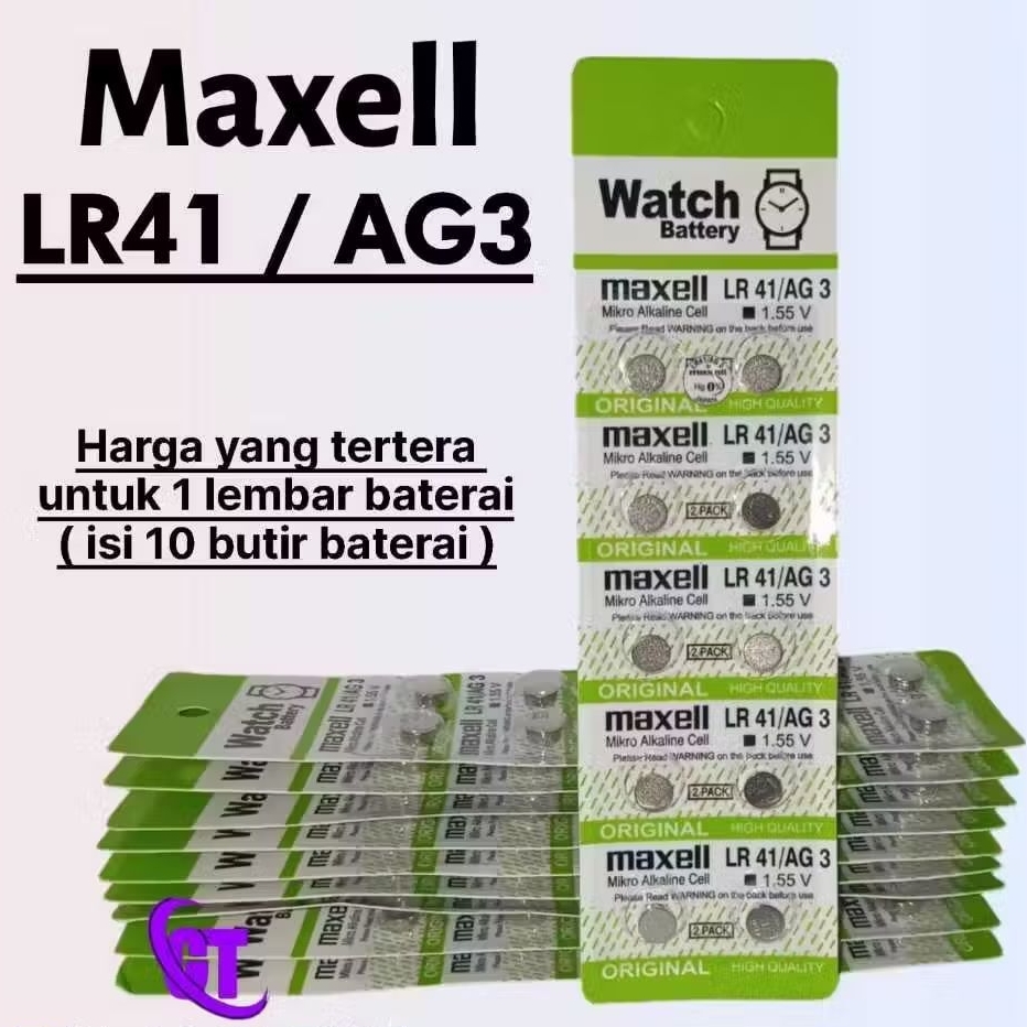 Jual BATERAI LR41 AG3 392A BATRE 192 L736 BATTERY SR736 V36A PERLEMBAR ISI 10PC | Shopee Indonesia