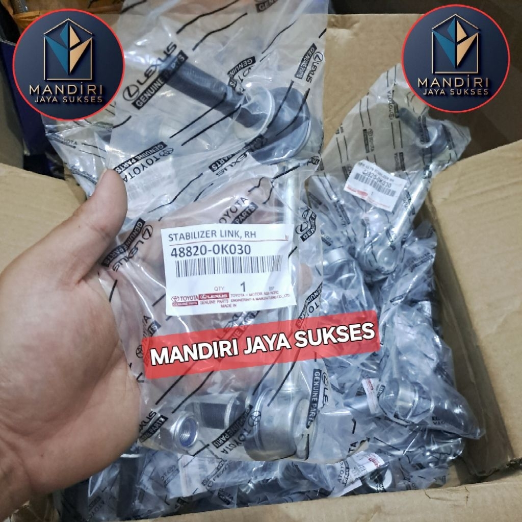 Jual LINK STABIL STABILIZER KANAN ASLI TOYOTA HILUX REVO-VIGO/ FORTUNER ...