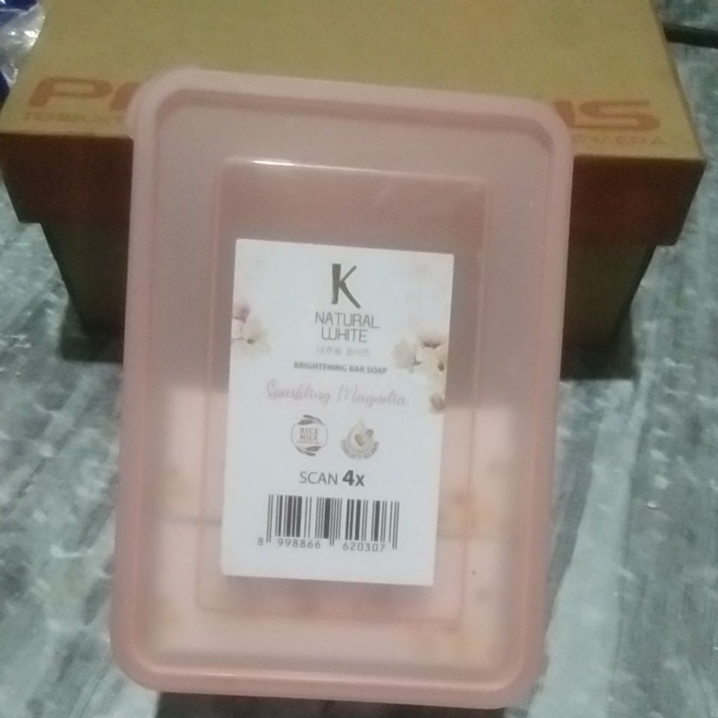 Jual SABUN K NATURAL WHITE KEMASAN BOX | Shopee Indonesia