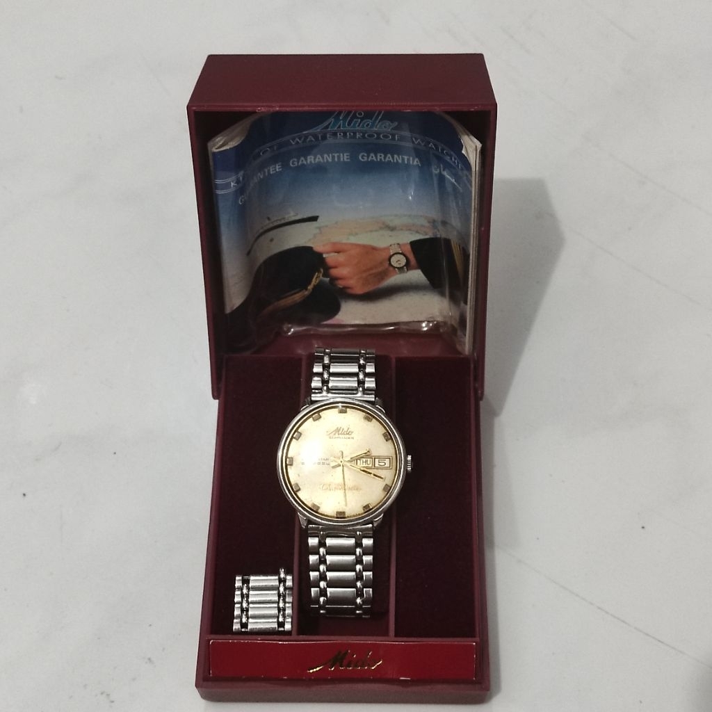 Jual Jam mido commander chronometer limited edition fullset original ...