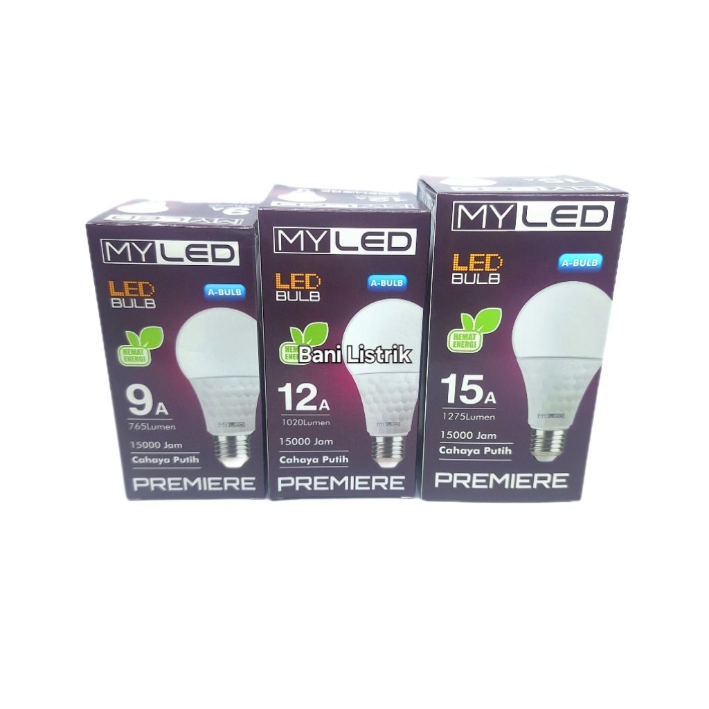 Jual Lampu Bohlam LED Bergaransi Myled Premier Cahaya Putih Cool ...