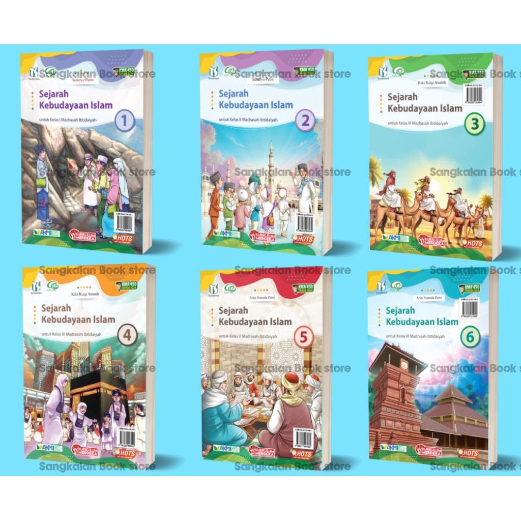 Jual SKI Sejarah Kebudayaan Islam SD/MI Kelas 1 2 3 4 5 6 Kurikulum Merdeka KMA 450 Aqila Tiga ...