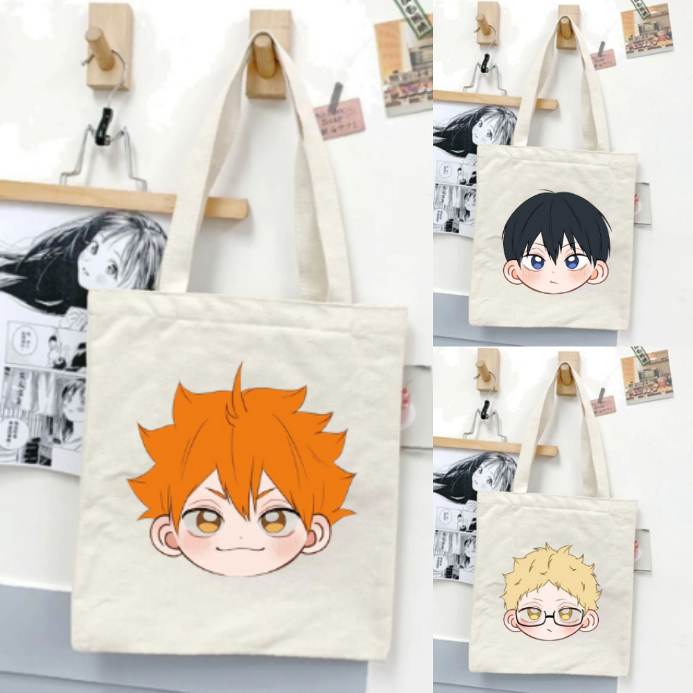 Jual [Premium] Tote bag anime haikyuu hinata kageyama kenma tetsuro ...