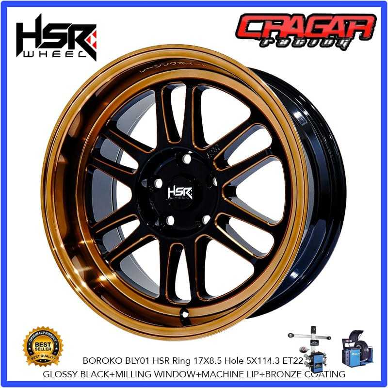 Jual Velg Mobil Innova Reborn Venturer Zenix Rush Terios Hrv Dll - Hsr Wheel Boroko Bly01 R17 ...