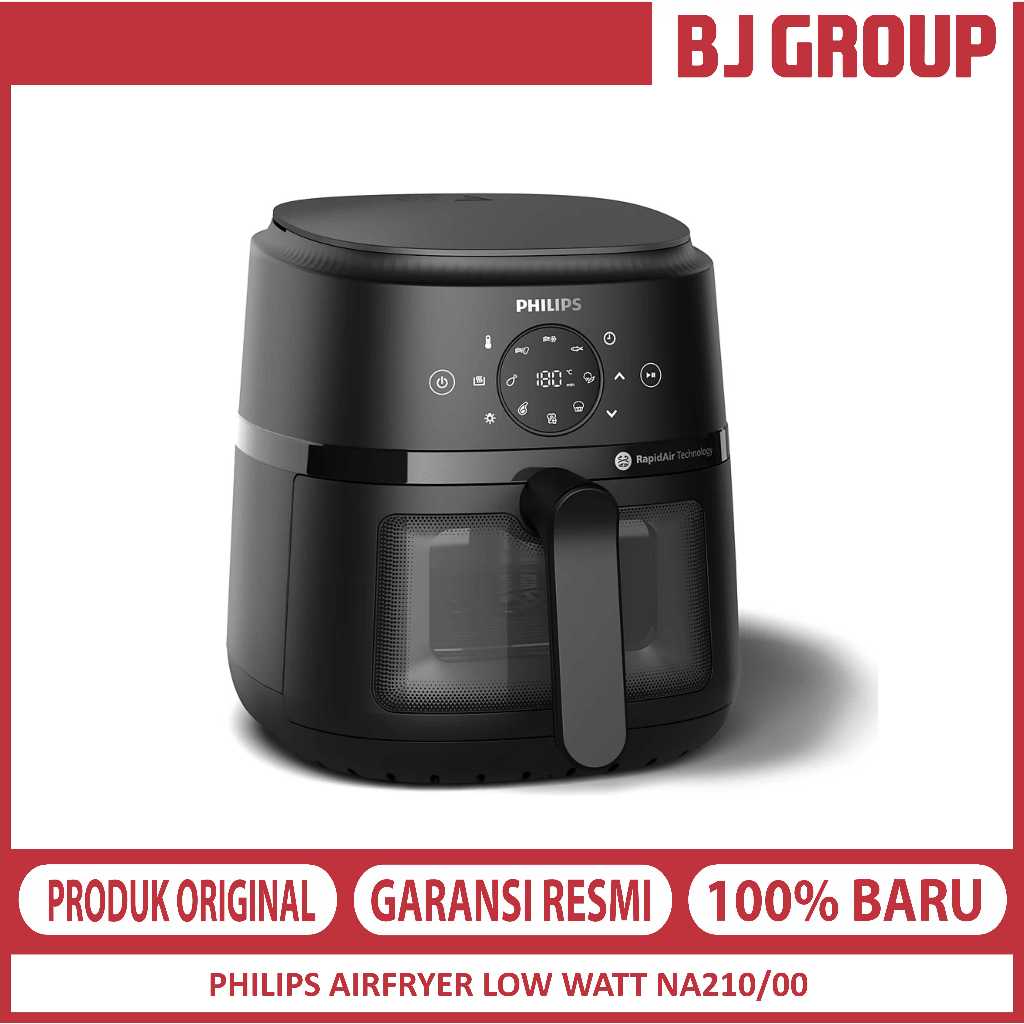 Jual PHILIPS Airfryer Low Watt 800 W Transparan BEST COMPACT SIZE 3.2 L ...
