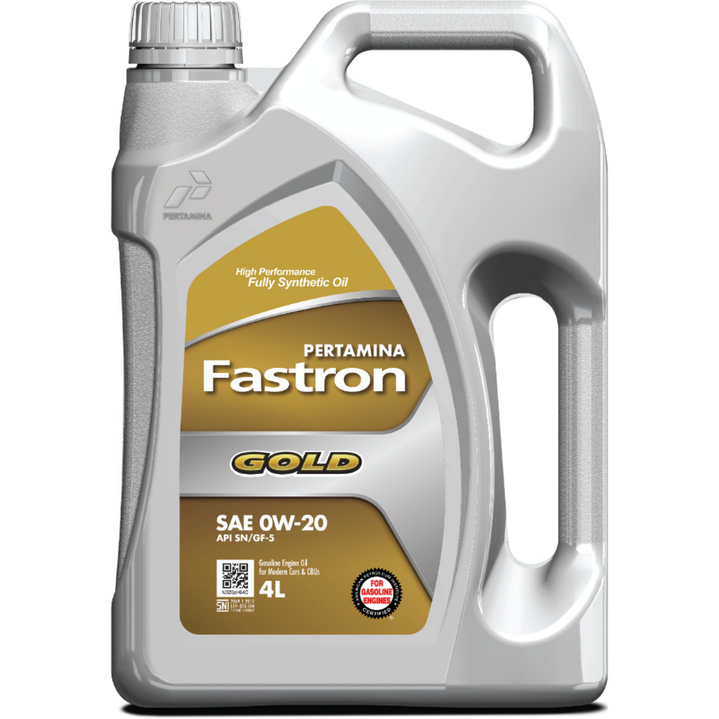 Jual PERTAMINA OLI FASTRON GOLD 0W-20 1L & 4L | Shopee Indonesia