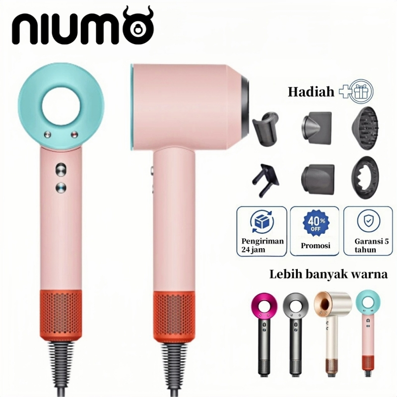 Jual NIUMO uper Speed Hair Dryer Fast Drying Tourmaline Alat Pengering ...