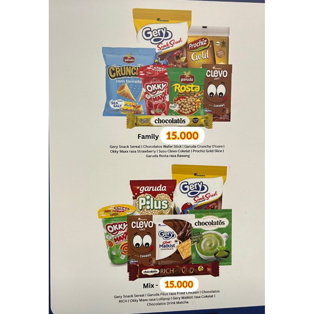 Jual Paket snack Garudafood @ PRJ Kemayoran | Shopee Indonesia
