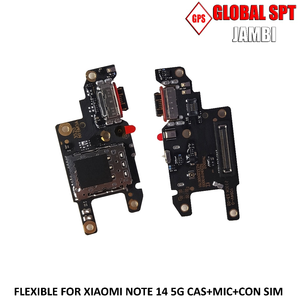 Jual FLEXIBLE XIAOMI NOTE 14 5G CONNECTOR CHARGER / KONEKTOR CAS REDMI ...