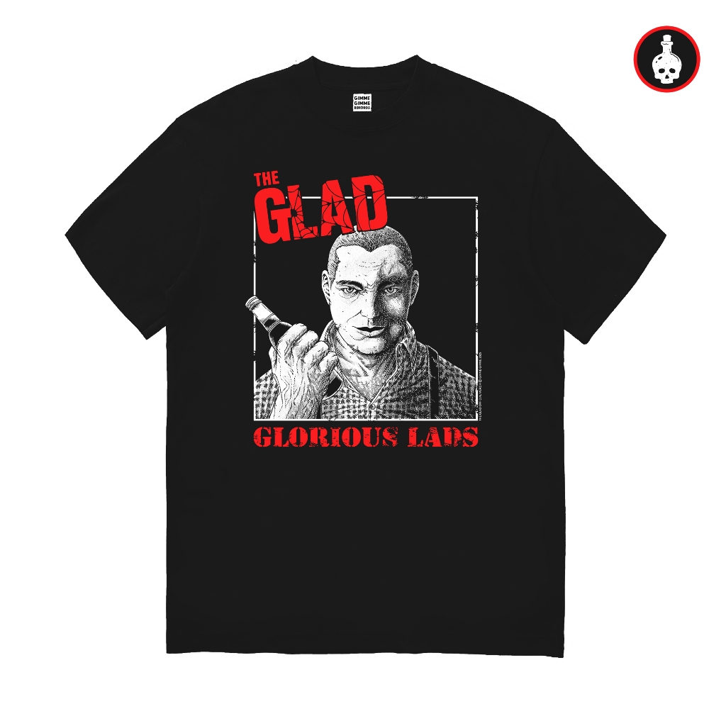 Jual Tshirt The Glad - Glorious Lads (Kaos Band Original Merch Hitam ...
