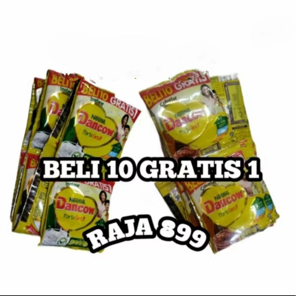 Jual DANCOW FORTIGRO SACHET RENCENG | RENTENG BELI 10 GRATIS 1 ( 26GR ...