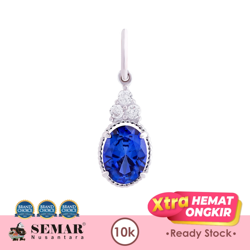Jual Liontin Emas Narumi Oval Cut Gold 10K Semar Nusantara | Shopee ...