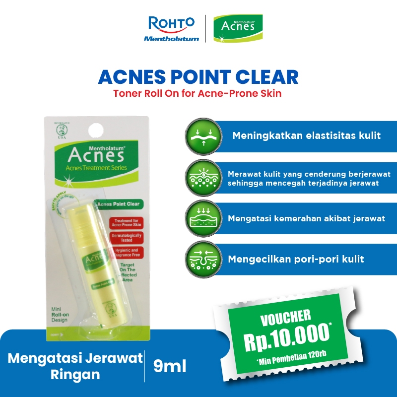 Jual Acnes Point Clear Roll On - 9ml (Maintain moisture, Increase skin ...