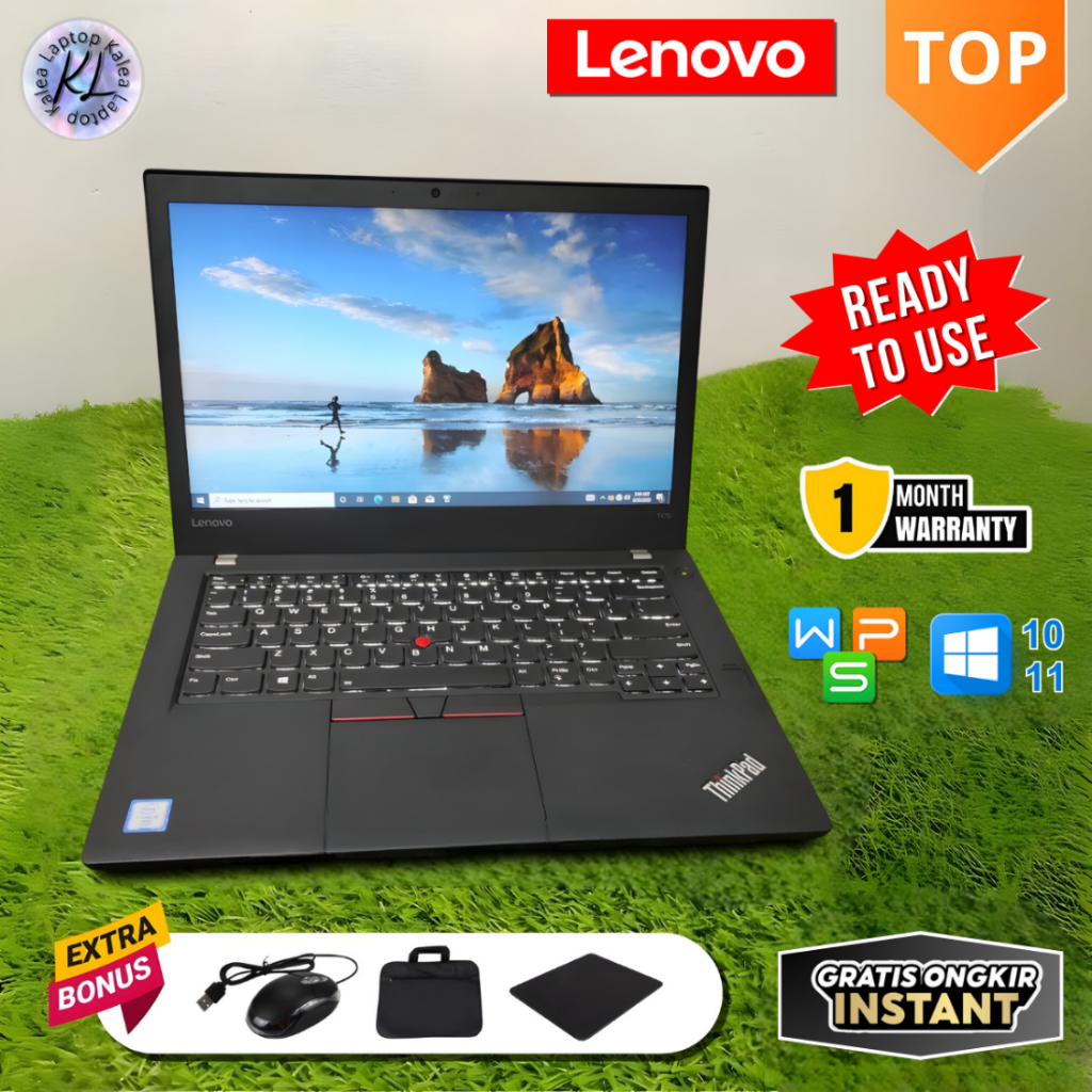 Jual Laptop Lenovo ThinkPad T470 A475 14inc Mulus No Minus Bergaransi ...