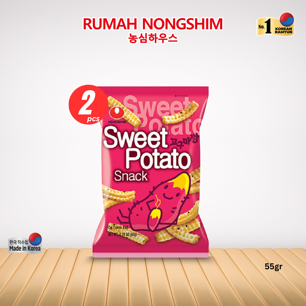 Jual Bundling DUA - Nongshim - Sweet Potato Snack 55gr Made in Korea ...
