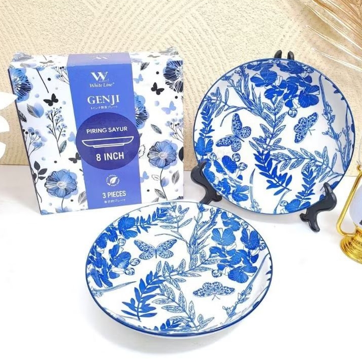 Jual PIRING MOTIF - ISI 3 - HAMPERS WEDDING - PIRING 8 INCH - AYURA ...