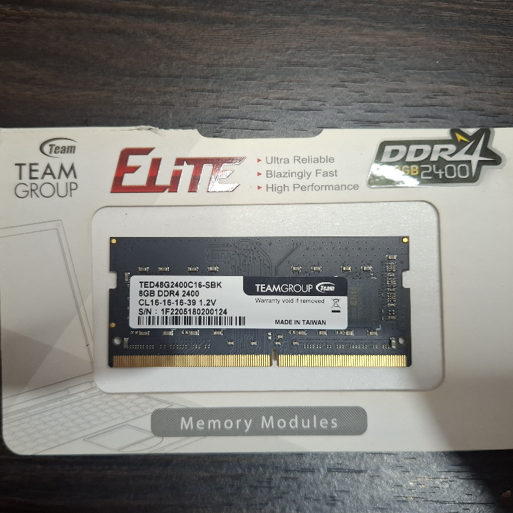 Jual TEAMGROUP Elite SODIMM DDR4 8GB 2400MHZ CL16 260-Pin | Laptop ...