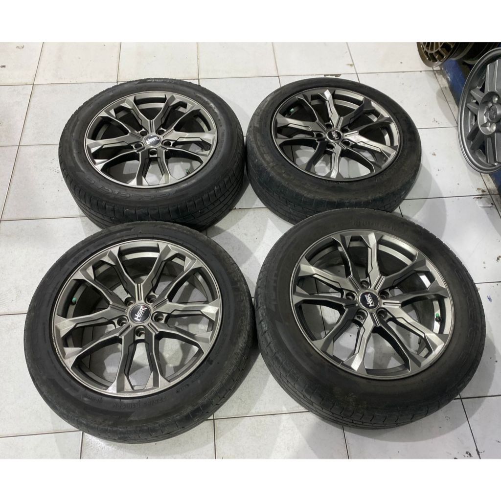 Jual VELG MOBIL RACING HSR WANGON RING 18 LUBANG BAUT PCD 5x114 + BAN PELEK | Shopee Indonesia