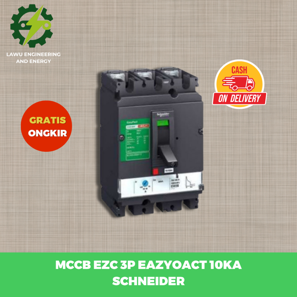 Jual MCCB 3P 3 PHASE 18kA EASYPACT EZC100F 60A 75A 80A 100A BARU ...