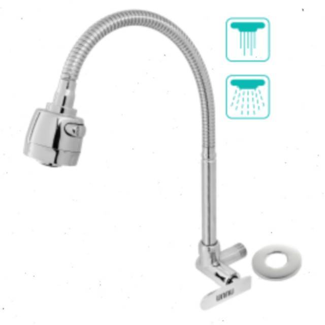 Jual Kran Angsa Unnu 1/2" Fleksibel KT02/Kran Dapur Cuci Piring/Kran ...