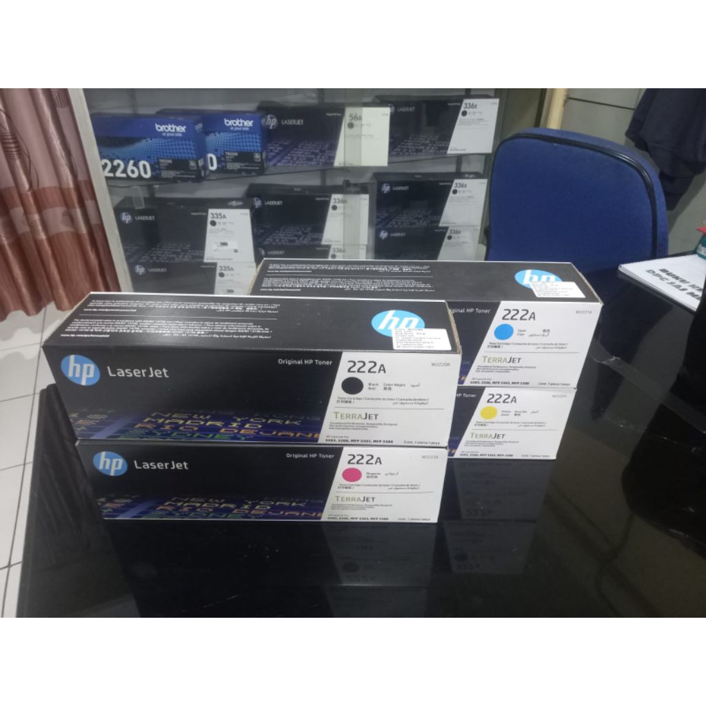 Jual Toner Laserjet Hp 222a B,M,Y,C / Laserjet Pro 3203,3288,MFP 3303 ...