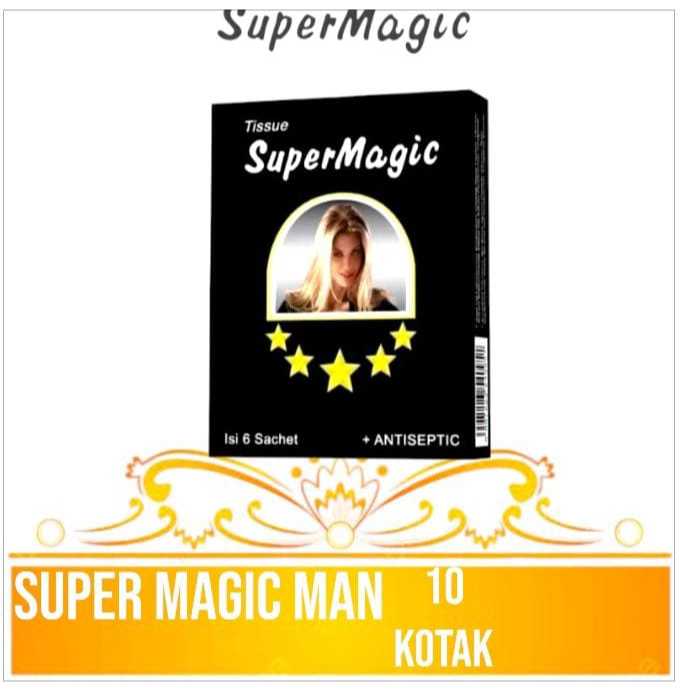 Jual Tissue Super Magic for men 1 slop (10 kotak) | Shopee Indonesia