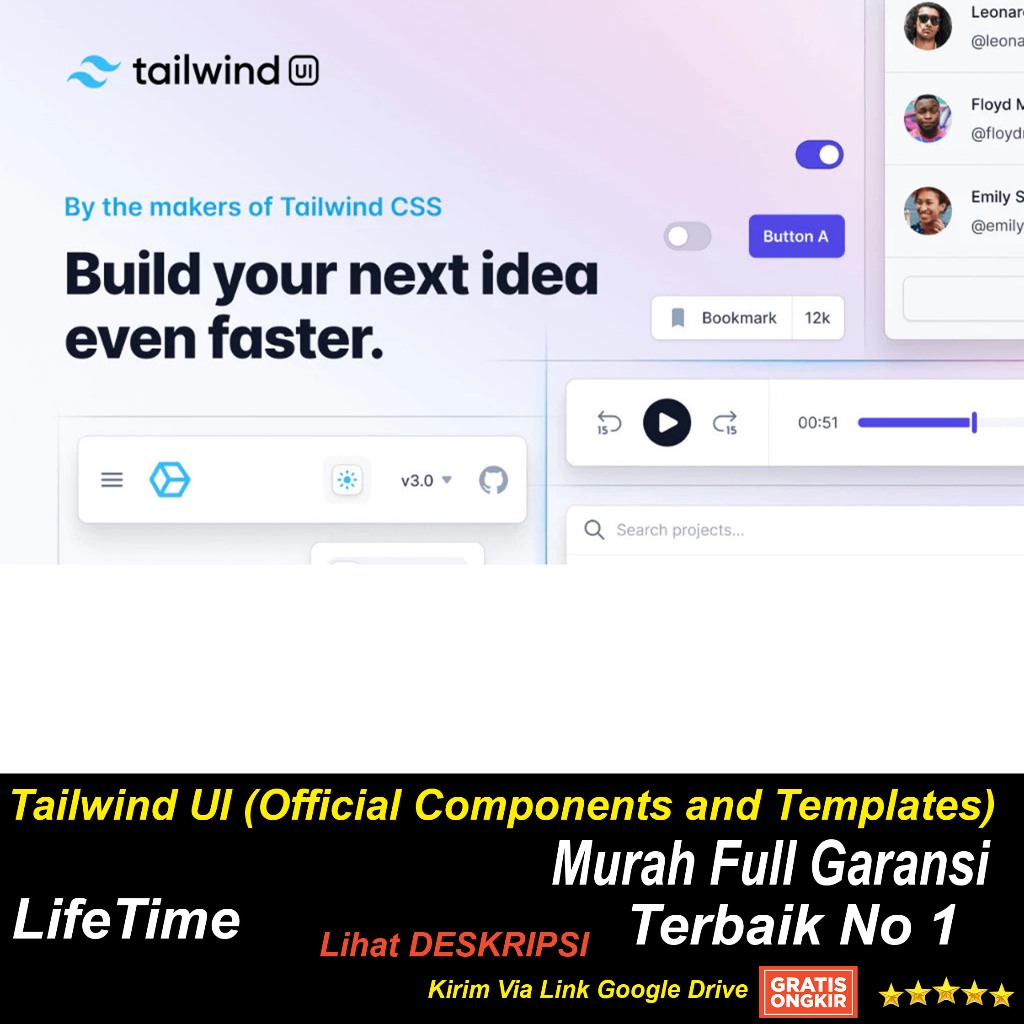 Jual Tailwind UI (Official Components and Templates) | Shopee Indonesia