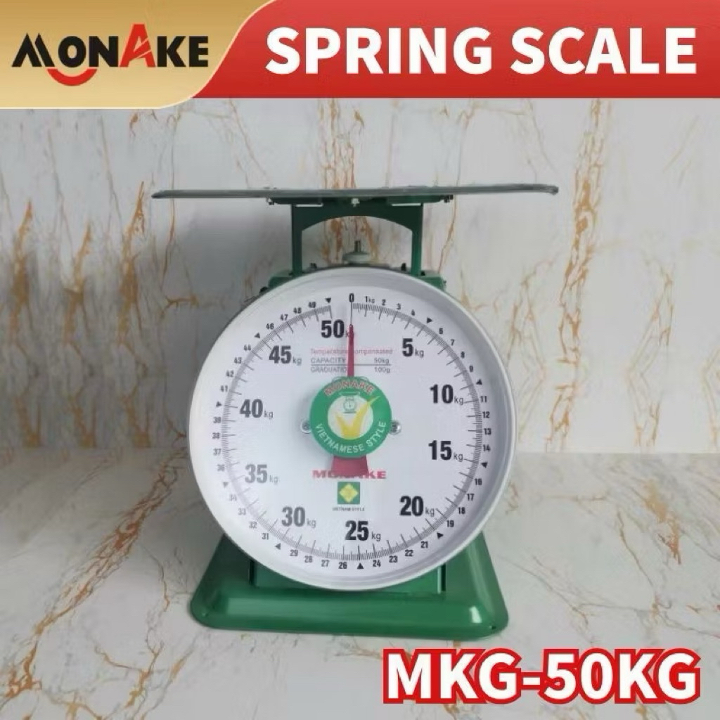 Jual Timbangan Monake Kapasitas 50 Kg / Timbangan Manual Kualitas Vietnam 50kg body kecil ...