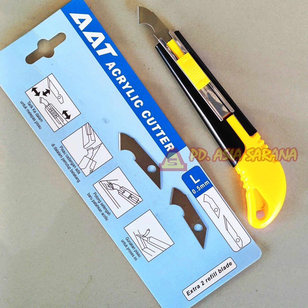Jual Pisau Cutter Alat Pemotong Acrylic Plastic Mika Akrilik Plastik ...
