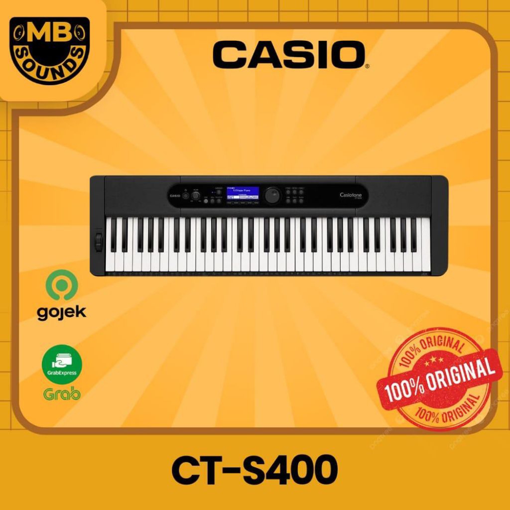 Jual Keyboard Casio CTS400 / Casio CTS 400 / Casio CT S400 ORIGINAL | Shopee Indonesia
