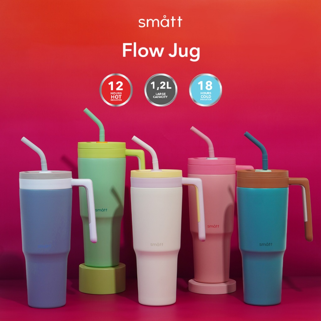 Jual Smatt Flow Jug - Tumbler Double Insulation 1.2L Stainless Termos ...