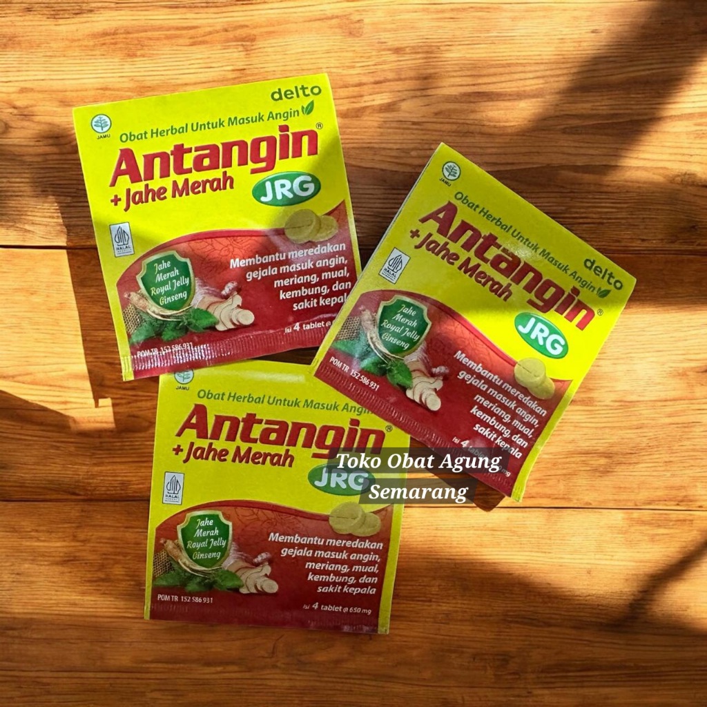 Jual Antangin JRG + Jahe Merah Tablet (1 Strip Isi 4 Tablet). Obat ...