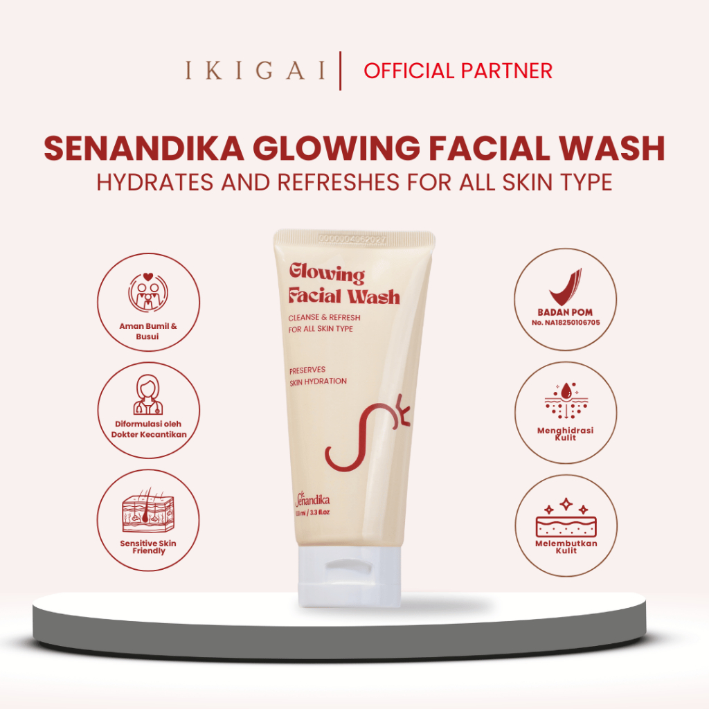 Jual Senandika Glowing Facial Wash 100 ml | Shopee Indonesia