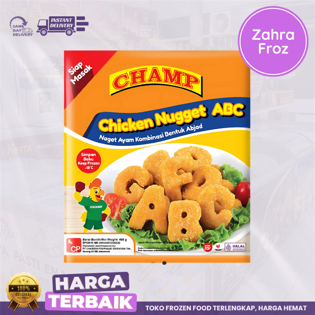 Jual CHAMP NUGGET ABC 450 GR |NUGGET | Shopee Indonesia