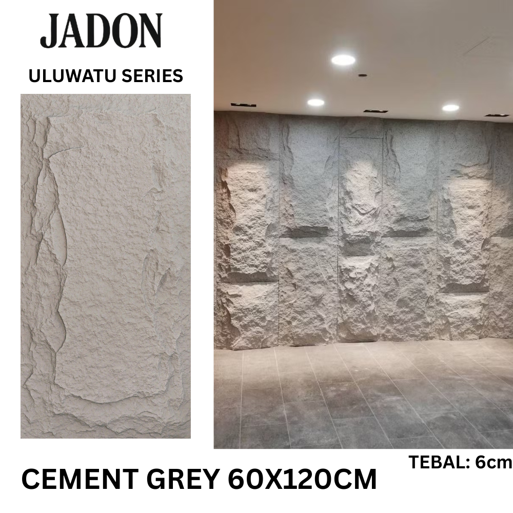 Jual PU Stone Rock Wall Panel Dinding Motif Batu Alam 60cm x 120cm x ...
