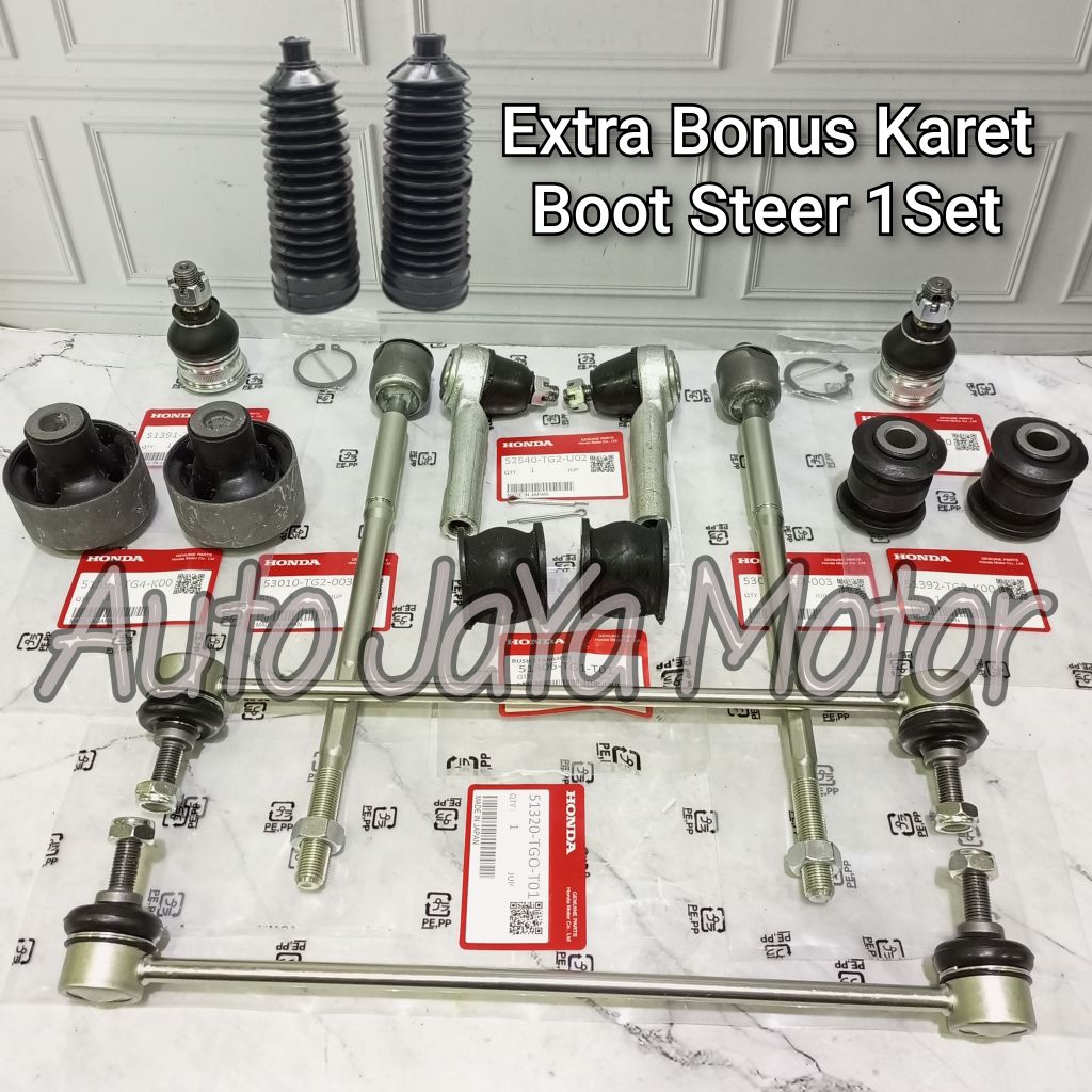 Jual Paketan Komplit Kaki Kaki Depan Honda Brio 2013-2021 Set 16Pc Tie ...