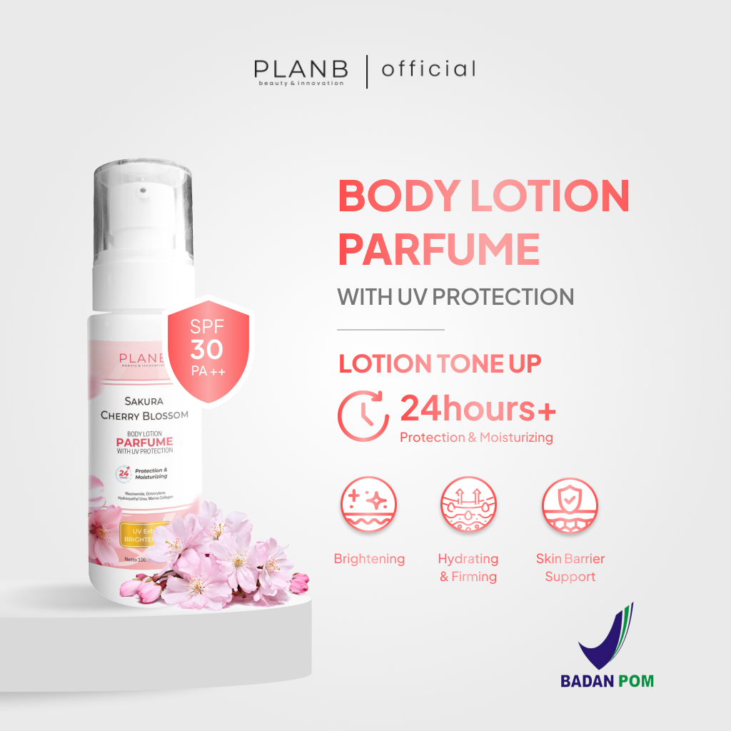 Jual PLAN B Kosmetik - Body Lotion TONE UP SPF 30 PA +++ | Parfume ...
