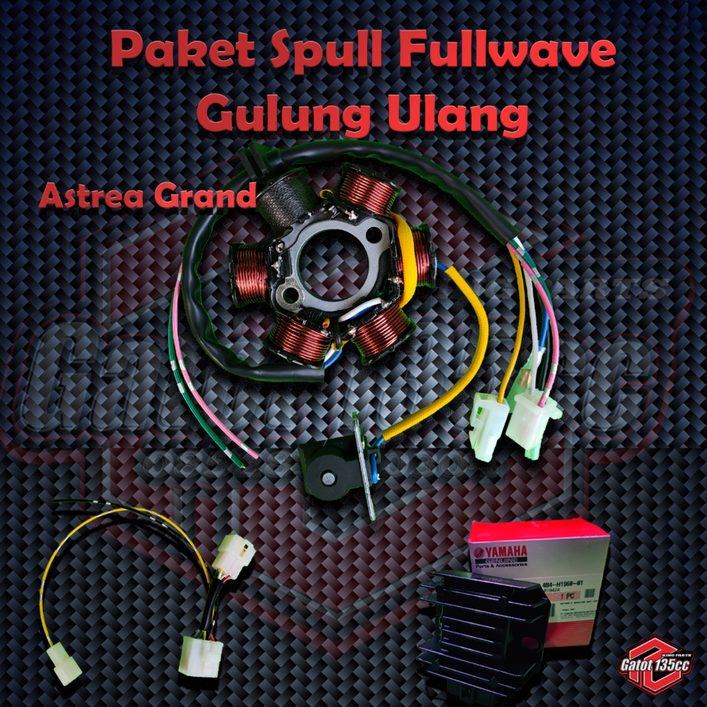 Jual Paket spull spul fullwave Astrea grand set kiprok Nmax original ...