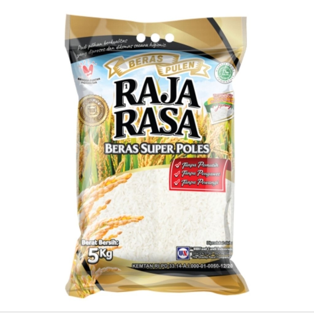 Jual Raja Rasa Beras Pulen Super Poles Premium Rice 5 Kg | Shopee Indonesia