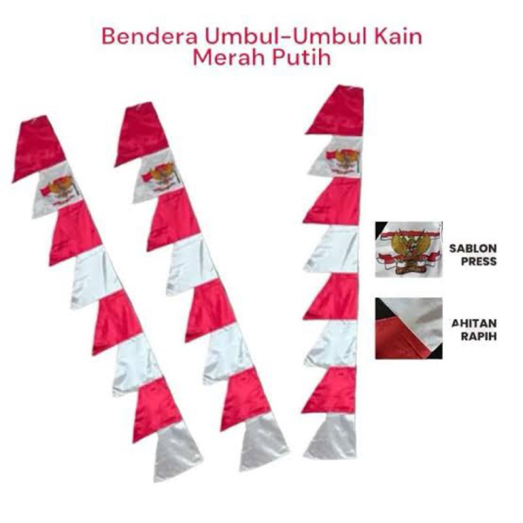 Jual Bendera Umbul Umbul 8 Mata Kemerdekaan HUT RI | Shopee Indonesia