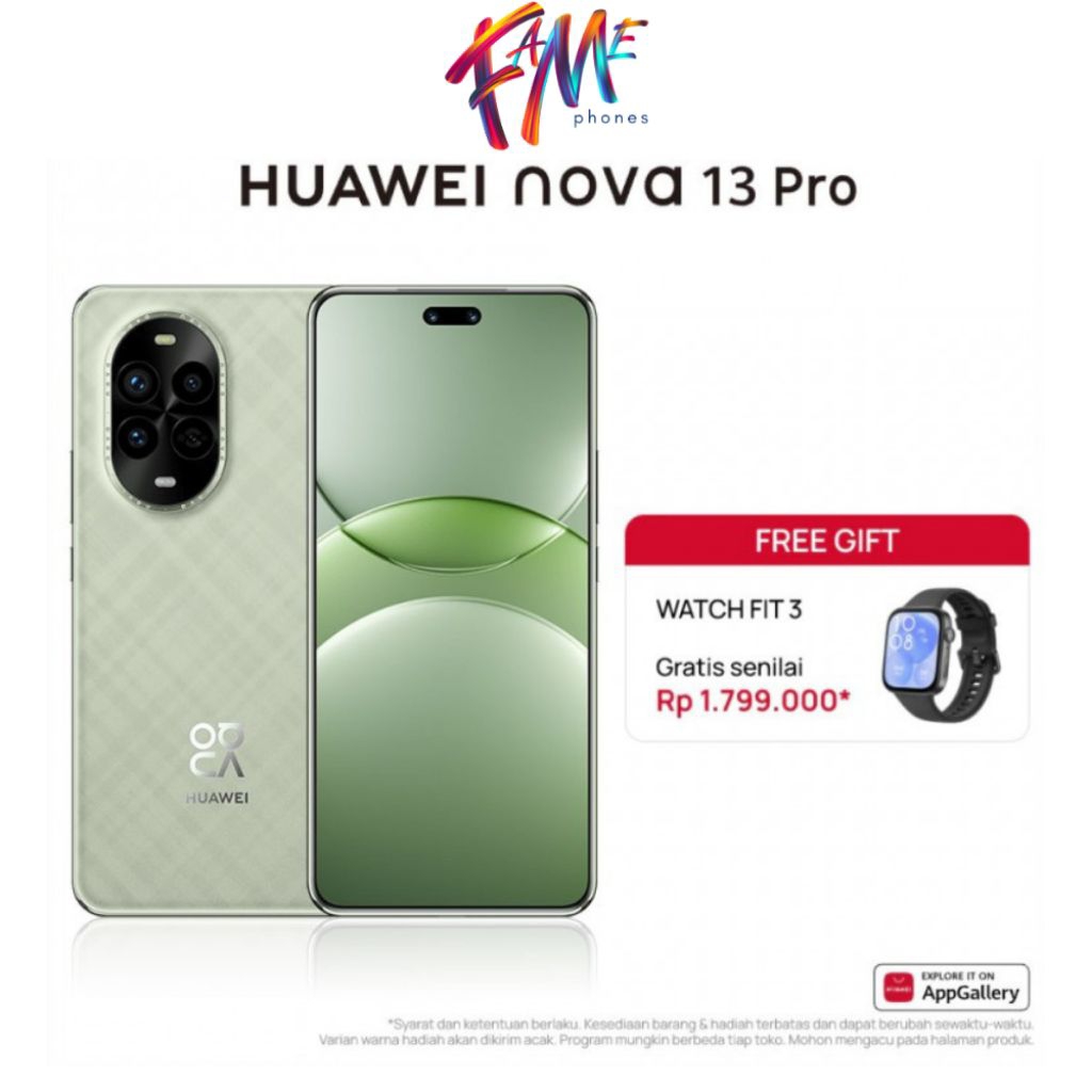 Jual HUAWEI NOVA 13 Pro 12GB/512GB | 60 MP Front Ultra Portrait Dual Camera | 100W HUAWEI ...